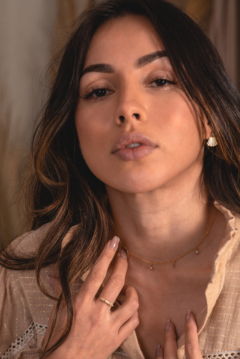 14kt Gold-Filed Star Necklace | Zoaje